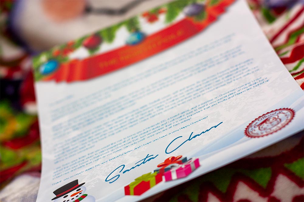 Personalised reply letters from Santa | We are Santa's Answers